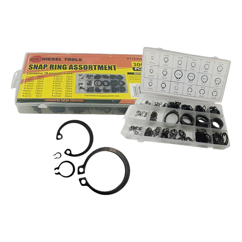 Caja Set De Retenes Externos Variados 300 Piezas – DEvenezuelashop